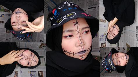 Make Up Karakter Luka Jahitan Youtube