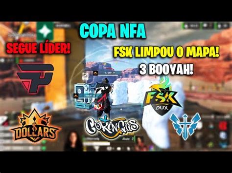 Copa Nfa Faz O P L Der Fsk Limpou O Mapa Booyah Dollars Coringas