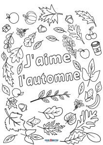Coloriages Automne Coloriages Gratuits à Imprimer