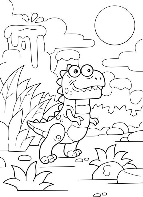 Freepik Crie Designs Excelentes Mais Rapidamente Dinosaur Coloring