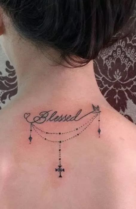 Share More Than 60 Blessed Tattoo On Neck Best In Cdgdbentre