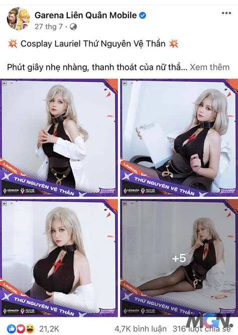 Liên Quân Mobile Tròn mắt trước bộ ảnh Cosplay Lauriel Thứ Nguyên Vệ