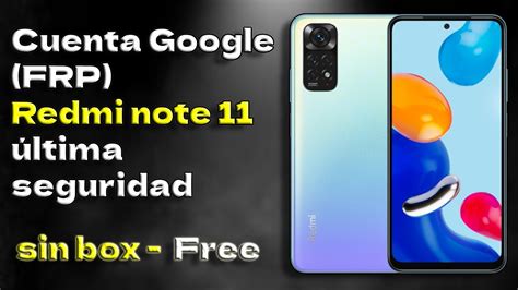 Nuevo FRP Eliminar Cuenta Google Xiaomi Redmi Note 8 9 10 11 12