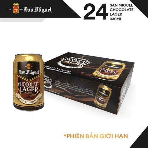 Mua Thùng 24 lon Bia San Miguel Limited Edition Chocolate Lager 330 ml