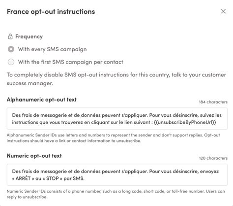 Customizing Sms Opt Out Instructions Iterable Support Center