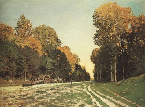 Claude Monet Route De Chailly En For T De Fontainebleau