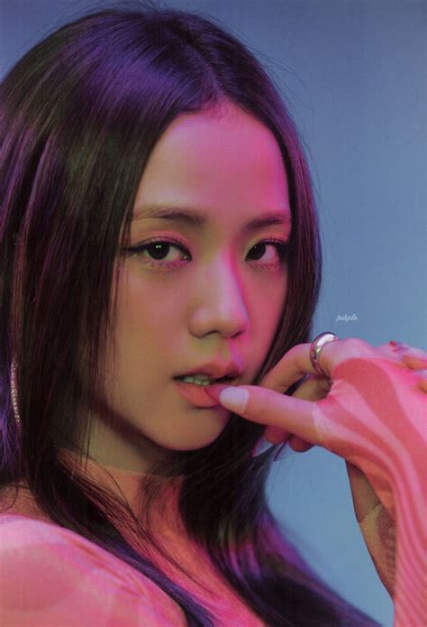 SCAN Jisoo BLACKPINK HYLT Special Edition Black Pink Photo