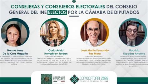 Ellos son los nuevos consejeros del INE formación y trayectoria El