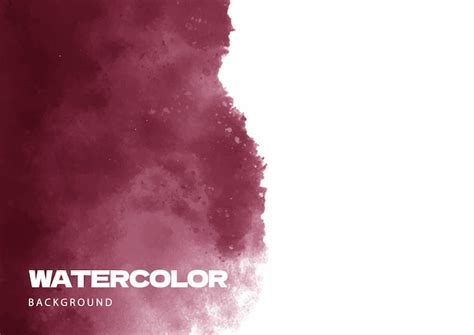Fondo De Acuarela Abstracta Pintada A Mano Vector Premium