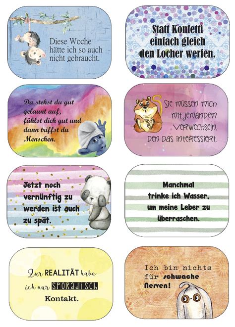 36 eckige Buttonvorlagen mit lustigen Sprüchen Zaubereinmaleins Shop