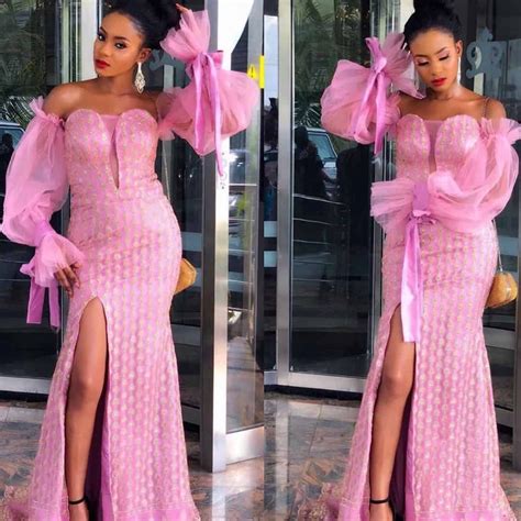 81 New Beautiful Lace Gown Styles For 2023 ThriveNaija Lace Gown