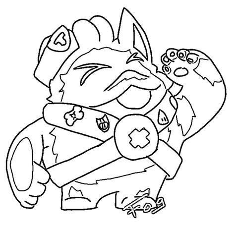 Coloriage squeak brawl stars Dessin gratuit à imprimer
