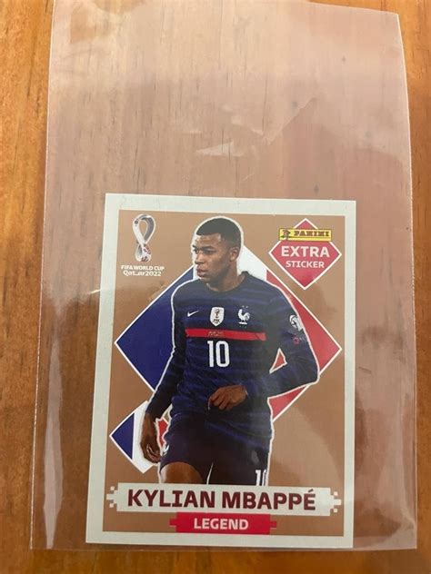 Figurinha Extra Kylian Mbappé Bronze Copa 2022 Legend Parcelamento