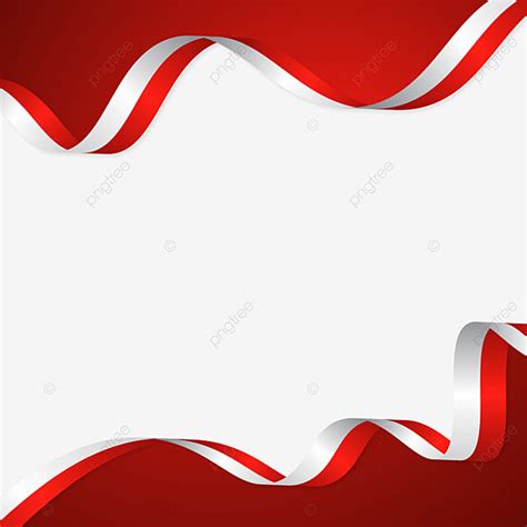 A Red And White Background With Wavy Lines