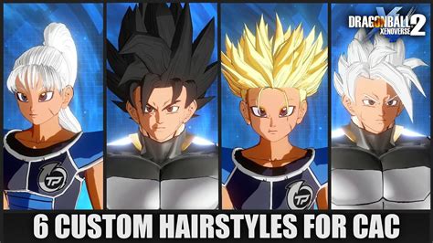 6 New Hairstyles For Cac 2018 Dragon Ball Xenoverse 2 Hairpacks