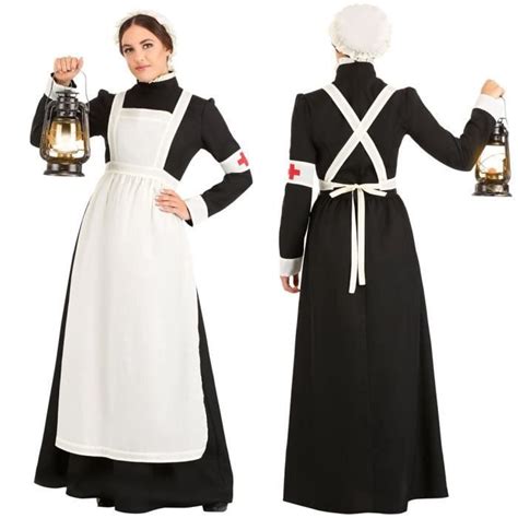 Femmes Halloween Cosplay Maid Dress Show Costume Infirmière Jeu de rôle