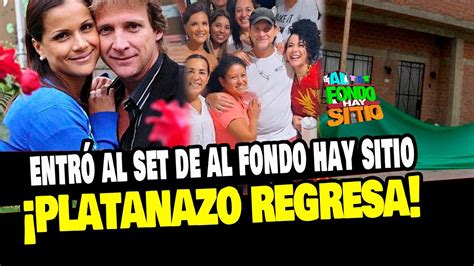 AFHS PLATANAZO REGRESA A AL FONDO HAY SITIO Y ASÍ FUE RECIBIDO POR