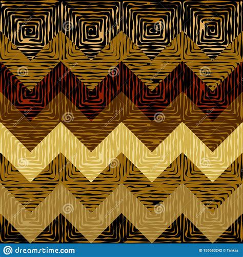 Modelo Tribal tnico Del Vector Imagen Incons til Del Arte Ilustración
