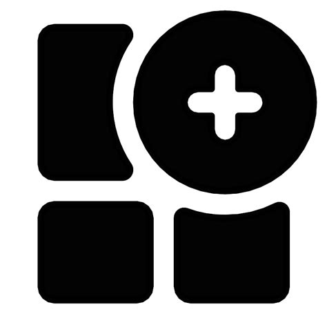 Dashboard Tile Add Solid Vector Svg Icon Svg Repo