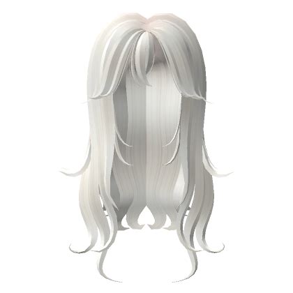 Long White Messy Anime Hair Roblox Item Rolimon S
