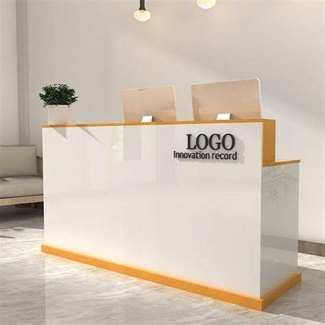 Quầy lễ tân văn phòng thiết kế đẹp hiện đại QLT109