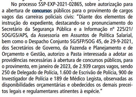 Concurso Polícia Civil SP edital iminente VEJA