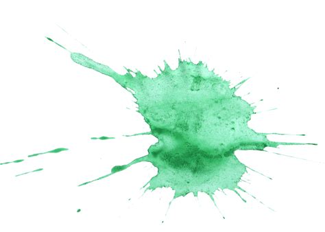 16 Green Watercolor Splatter PNG Transparent OnlyGFX