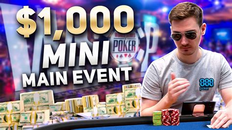 Running Deep In The Wsop Mini Main Event Wsop Vlog