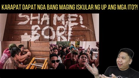 ILANG ISKOLAR NG BAYAN NAG AMOK SA UP YouTube