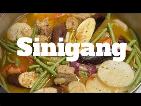 Paano Magluto Ng Masarap Na Sinigang Youtube