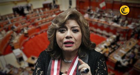 Zoraida Ávalos Congreso inhabilita de la función pública a la
