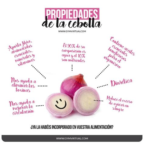 PROPIEDADES DE LA CEBOLLA GYM VIRTUAL