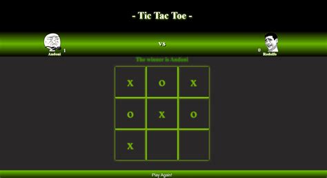 github rociac tic tac toe js
