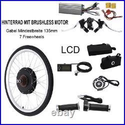 Electric Bicycle Motor V W Lcd Hub E Bike Rear Wheel Conversion