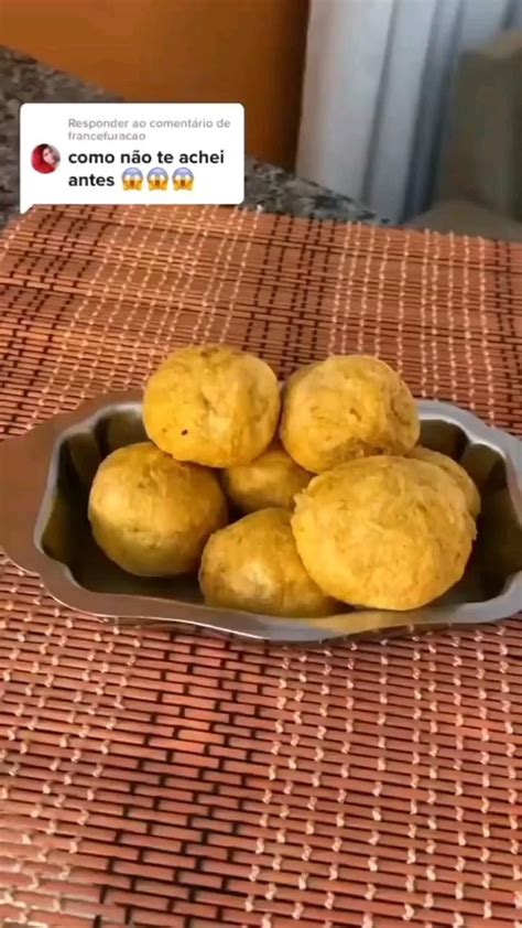 Receita de Bolinho de Batata Frango e Queijo Simples e Fácil
