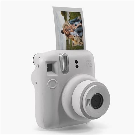 Fujifilm INSTAX Mini 12 Camera Clay White 3D Model 44 Max 3ds