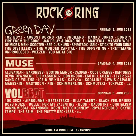 Rock Am Ring Line Up 2024 Ted Opaline
