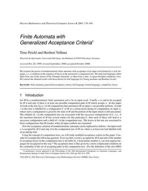 pdf finite automata with generalized acceptance criteria