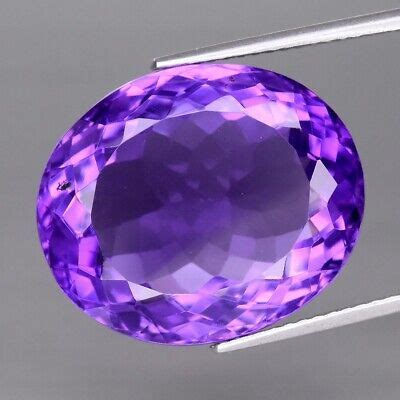 15 57ct 17 8x15mm VS Oval Natural Unheated Purple Amethyst Brazil EBay