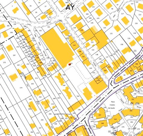 Le cadastre Saulxures lès Nancy