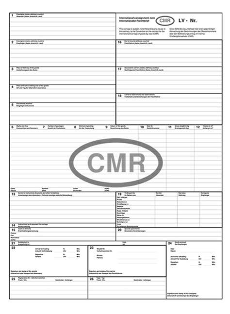 La Carta De Porte Electr Nica E Cmr Vdo