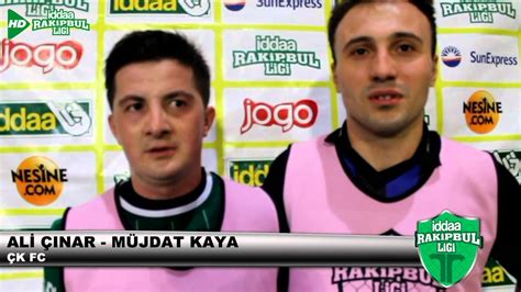 iddaa RakipBul Halı Saha Ligi I Ali Çınar Müjdat Kaya ÇK FC vs Antalya