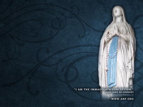 Our Lady Of Lourdes Wallpapers Wallpaper Cave