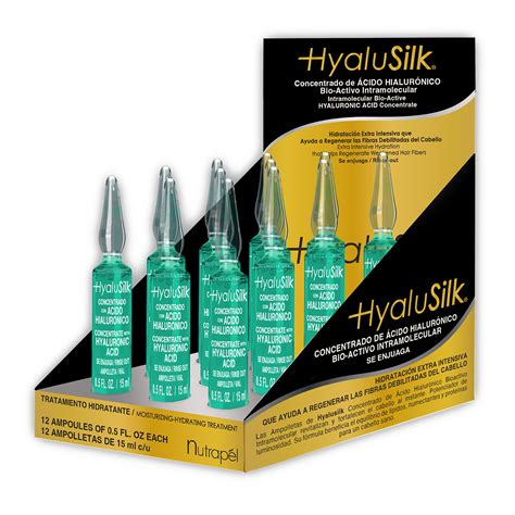 Hyalusilk Tratamiento Concentrado de Ácido Hialurónico 12 Ampolletas