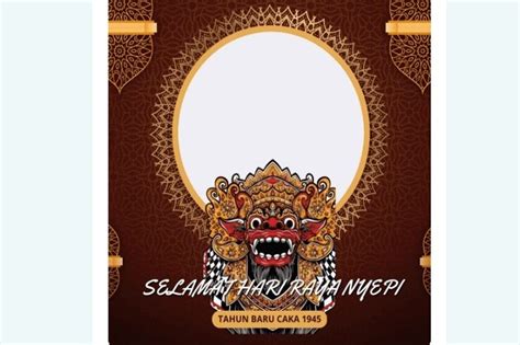 Link Twibbon Hari Raya Nyepi Tahun Baru Saka Gratis Dengan