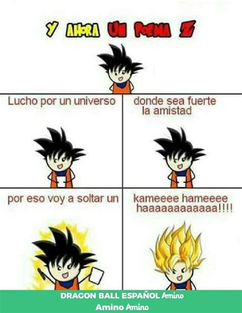Un poema de goku v DRAGON BALL ESPAÑOL Amino