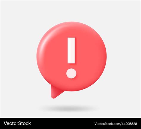 Exclamation Mark 3d