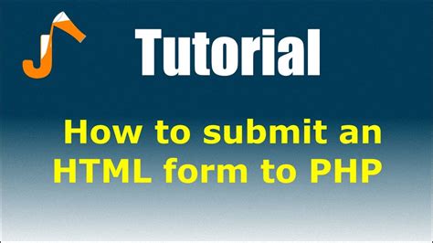 php tutorials how to submit an html form to php youtube