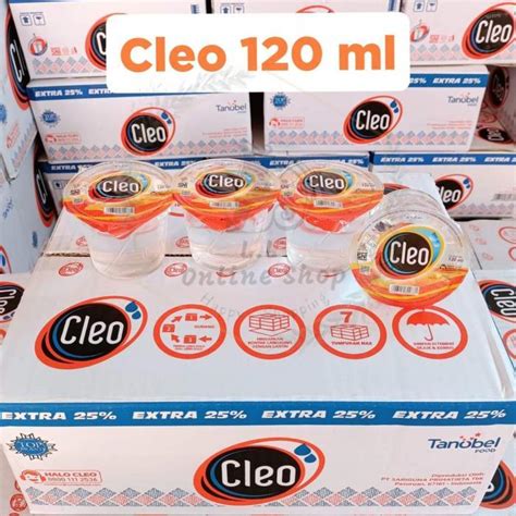Minuman CLEO GELAS MINI 120ML Isi 40 Lazada Indonesia