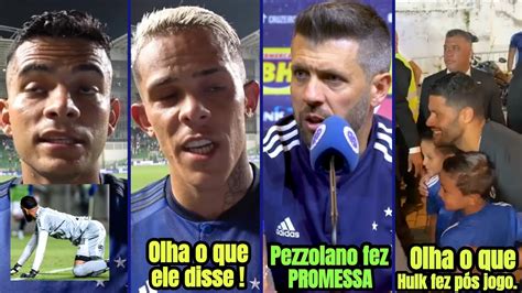 Bastidores P S Jogo Do Cl Ssico Cruzeiro X Atl Tico Mg Pezzolano Hulk